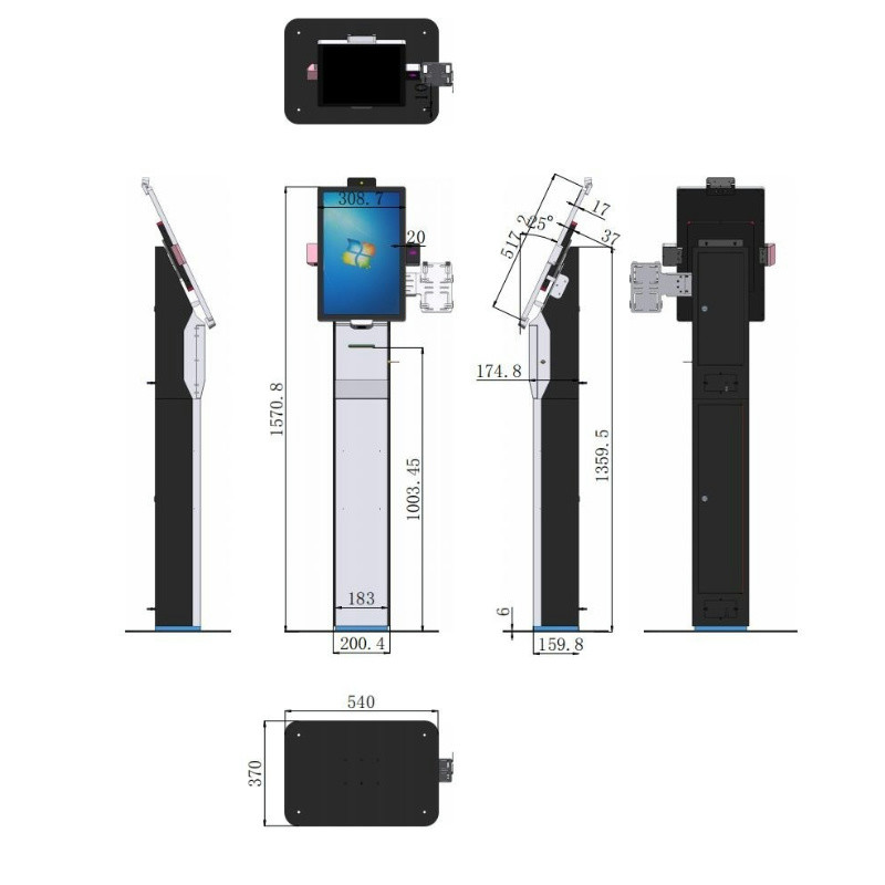 Self-Service Ordering Kiosk for Retail Pharmacy POS with Barcode ...